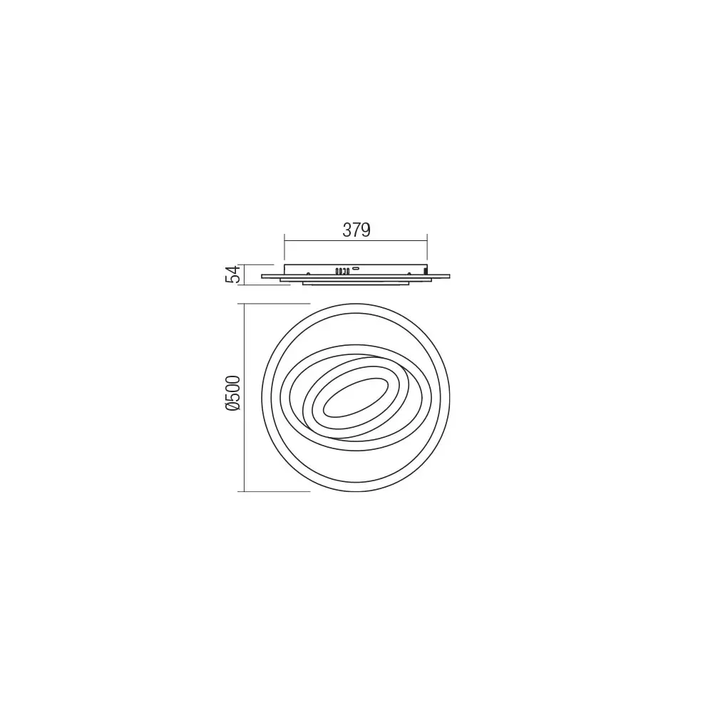 LED Плафон STRATOS 01-2335 Smarter 70W 3000-6000K | Osvetlenieto.bg