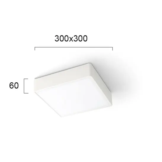 LED Фасаден плафон DONOUSA 4209301 Viokef 24W 3000K | Osvetlenieto.bg